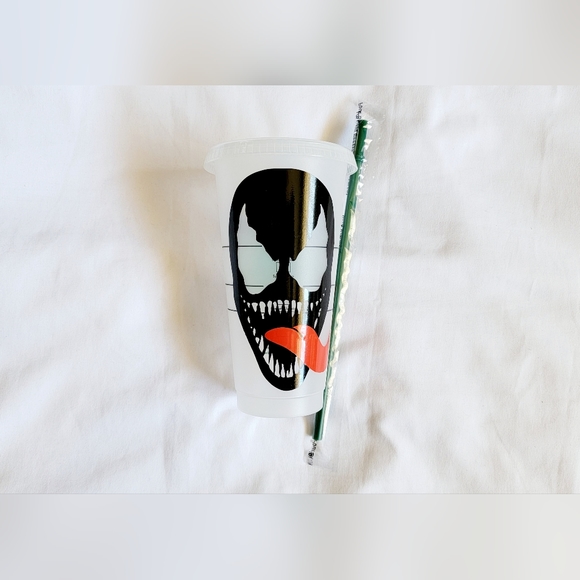 Starbucks | Dining | Venom Starbucks Reusable Cold Cup Venom Cup Marvel ...